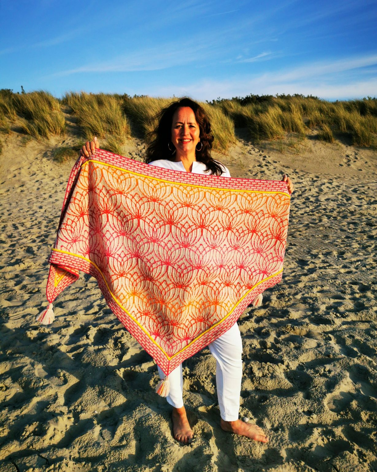Fancy Lotus Tuch - Verstrickte Kunst